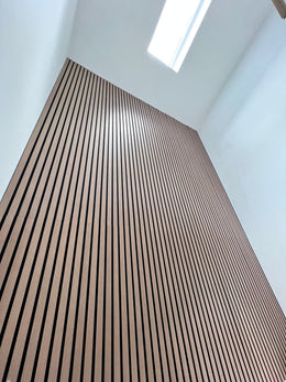 Natural Oak Slatted Wall Panels - Volga Panels™