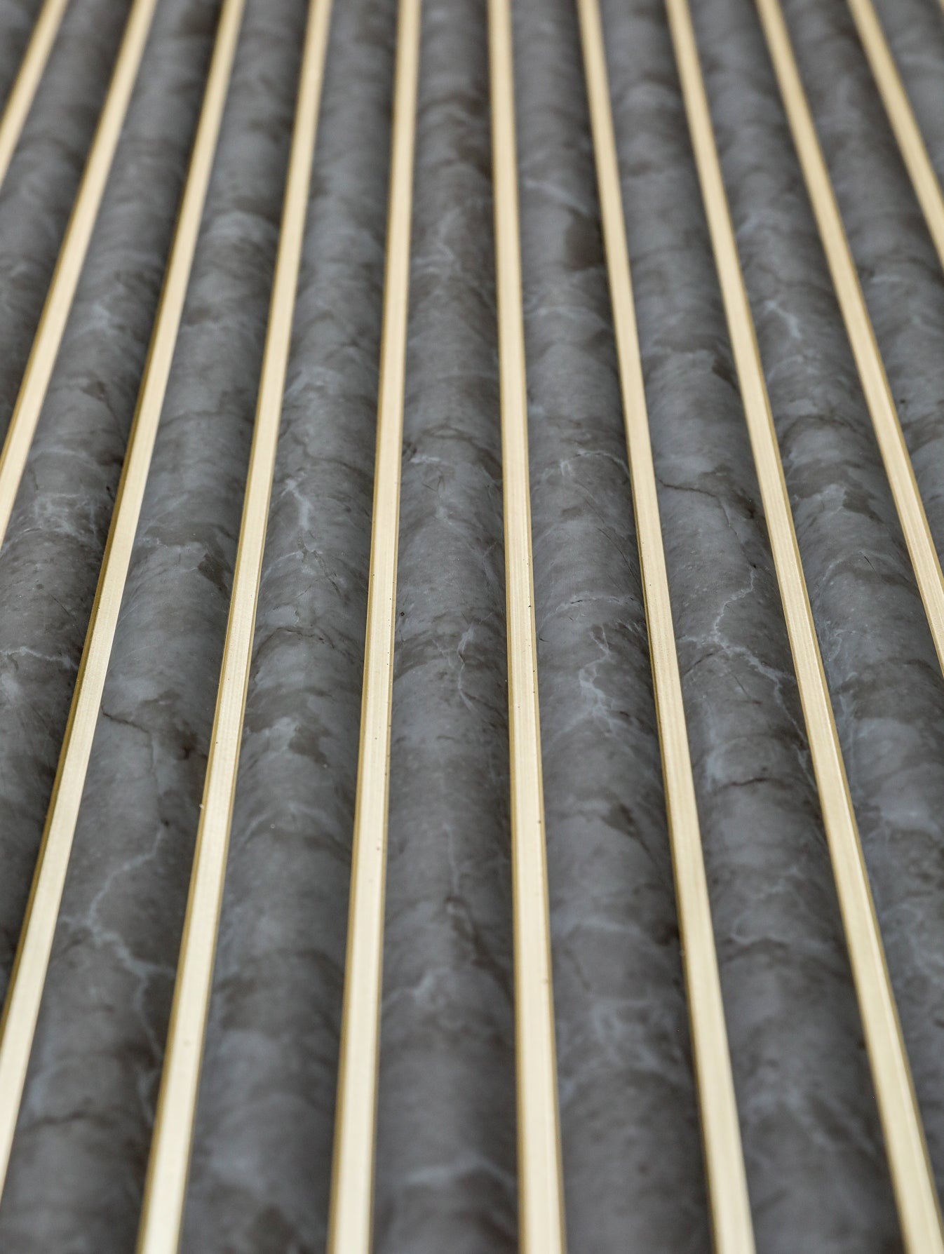 Tempest Marble Fluted Slat Wall Panel - Volga Panels™ (Moisture-proof)