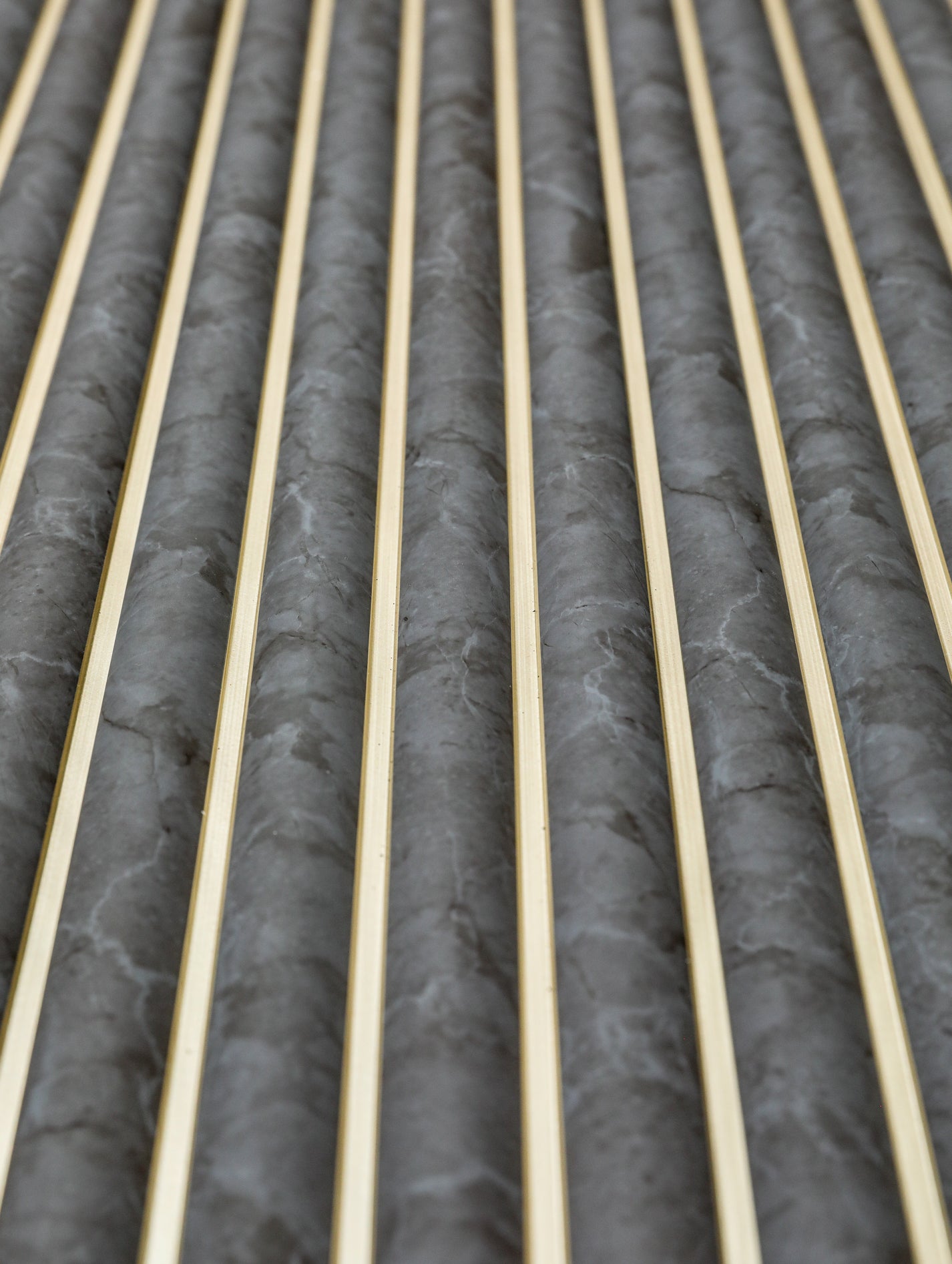 Tempest Marble Fluted Slat Wall Panel - Volga Panels™ (Moisture-proof)