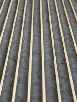 Tempest Marble Fluted Slat Wall Panel - Volga Panels™ (Moisture-proof)