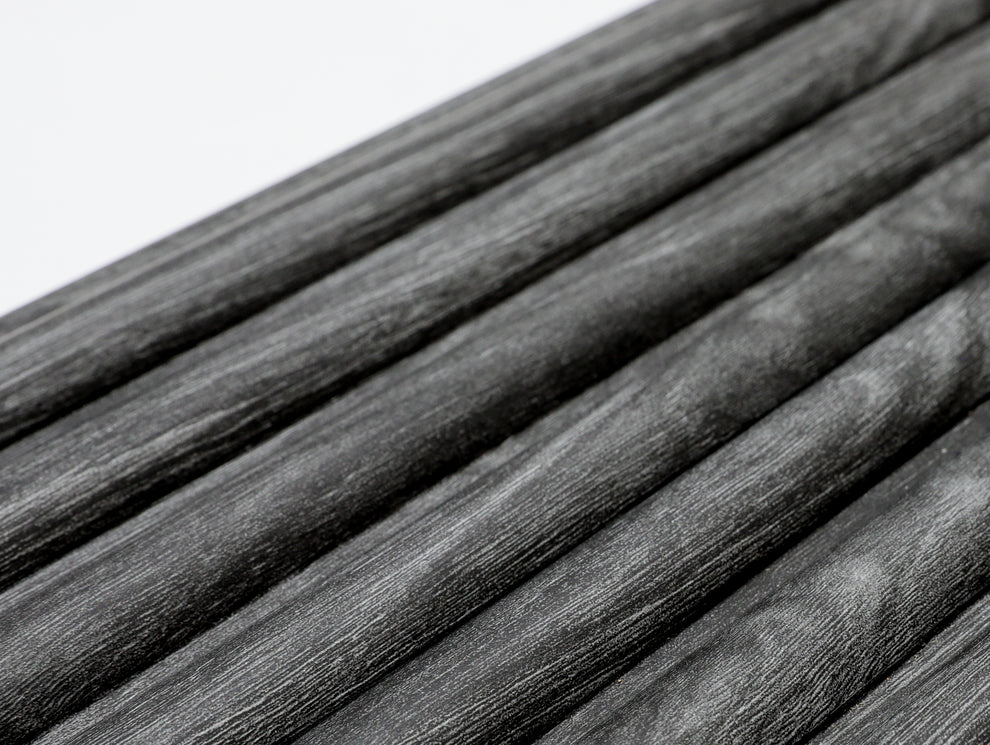 Charcoal Oak Fluted Slat Wall Panel - Volga Panels™ (Moisture-proof)