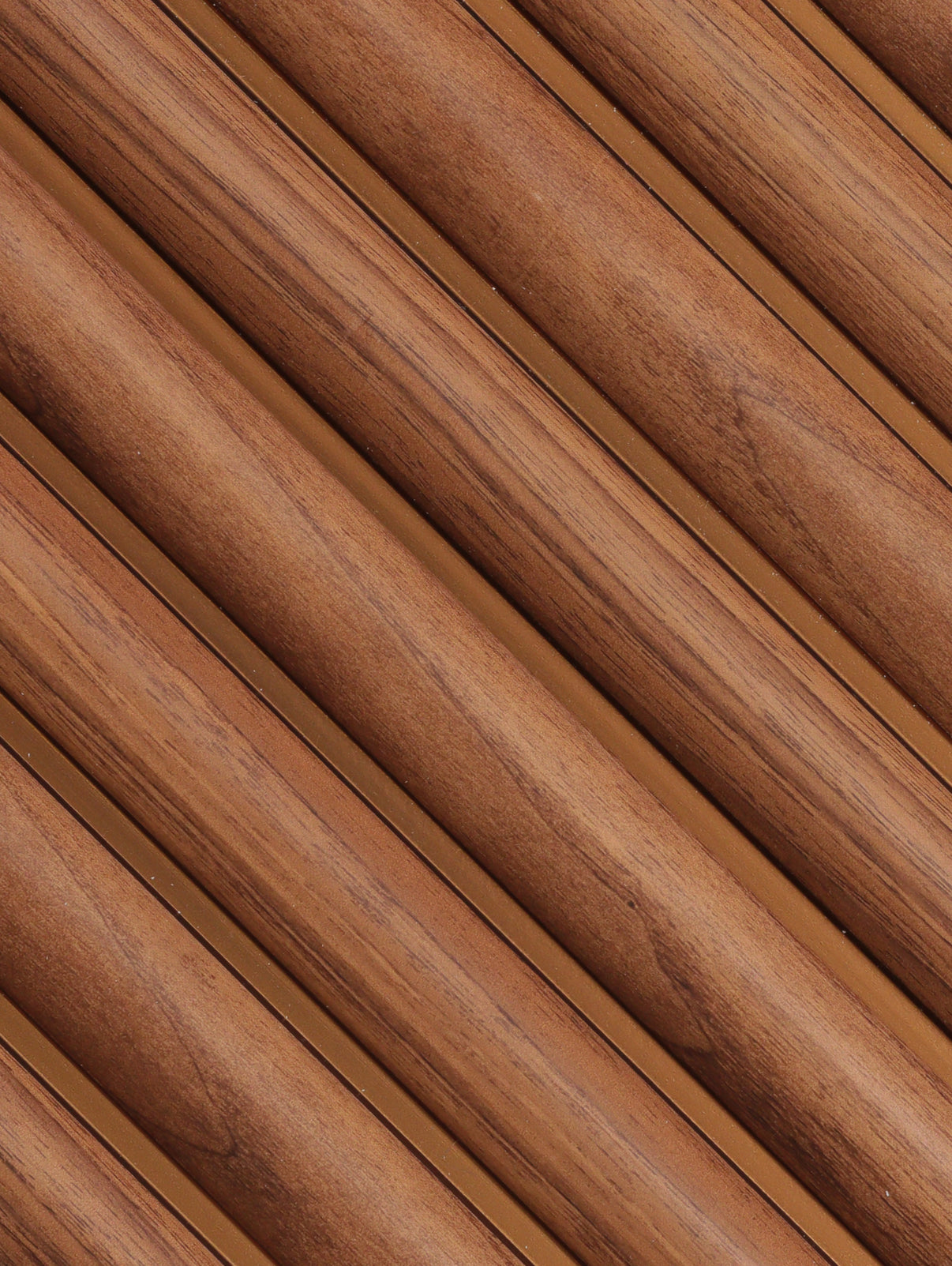 Bourbon Walnut Fluted Slat Wall Panel - Volga Panels™ (Moisture-proof)