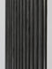 Charcoal Oak & Silver Fluted Slat Wall Panel - Volga Panels™ (Moisture