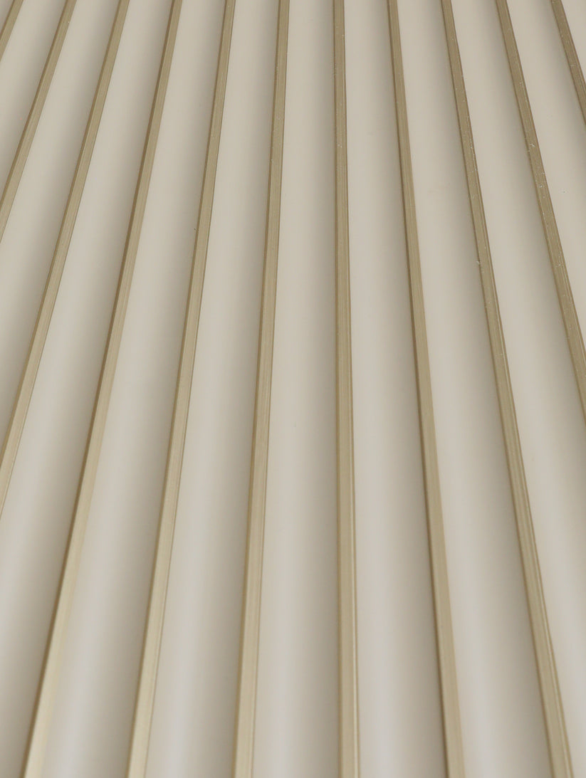 Ivory Silk Fluted Slat Wall Panel - Volga Panels™
