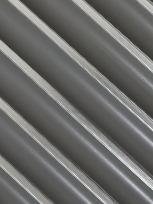 Stone Grey Fluted Slat Wall Panel - Volga Panels™ (Moisture-proof)
