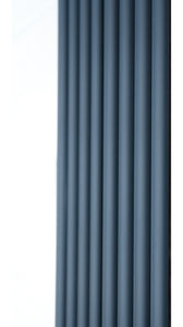 Midnight Blue Fluted Slat Wall Panel - Volga Panels™