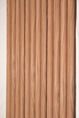 Washed Oak Fluted Slat Wall Panel - Volga Panels™ (Moisture-proof)