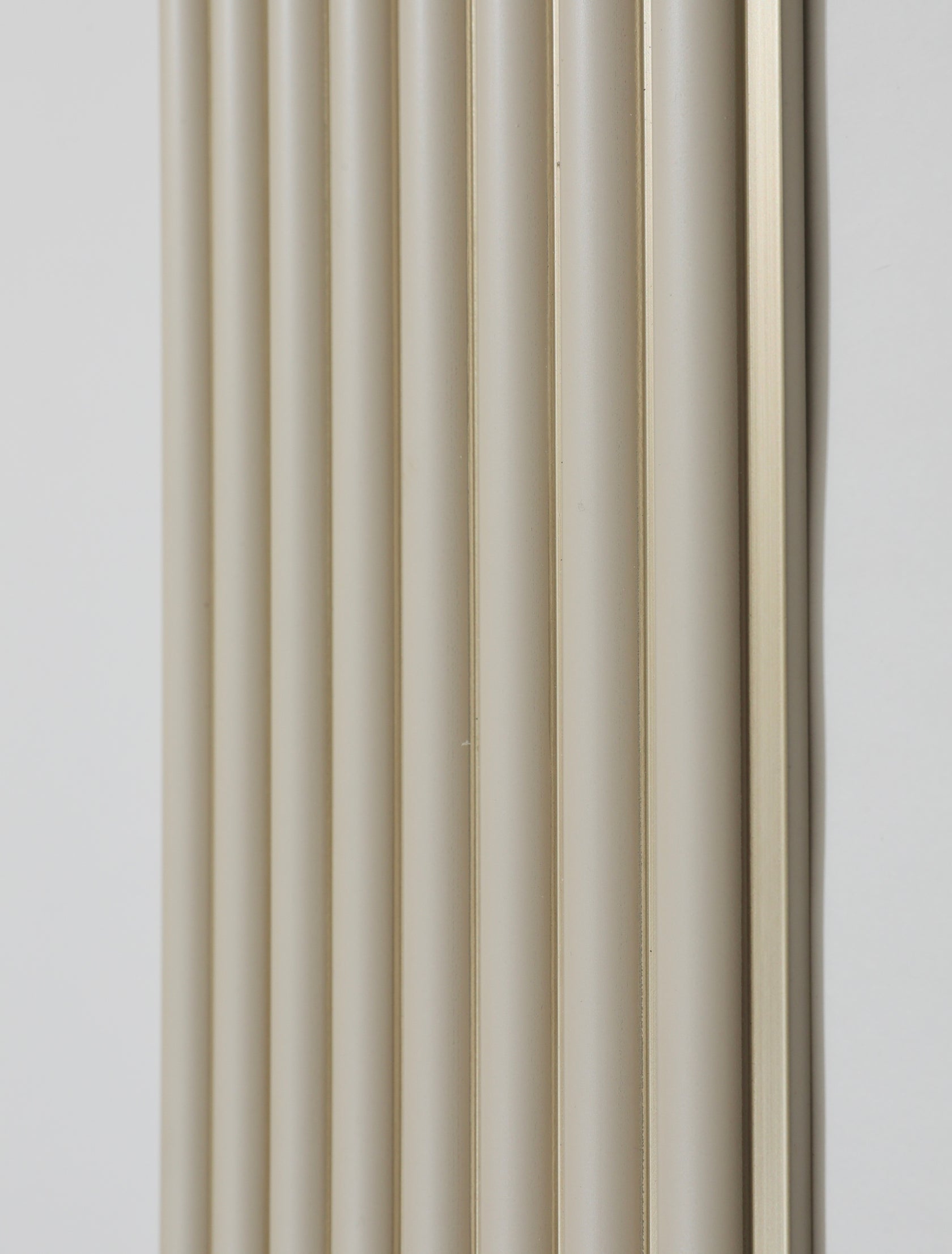 Ivory Silk Fluted Slat Wall Panel - Volga Panels™ (Moisture-proof)