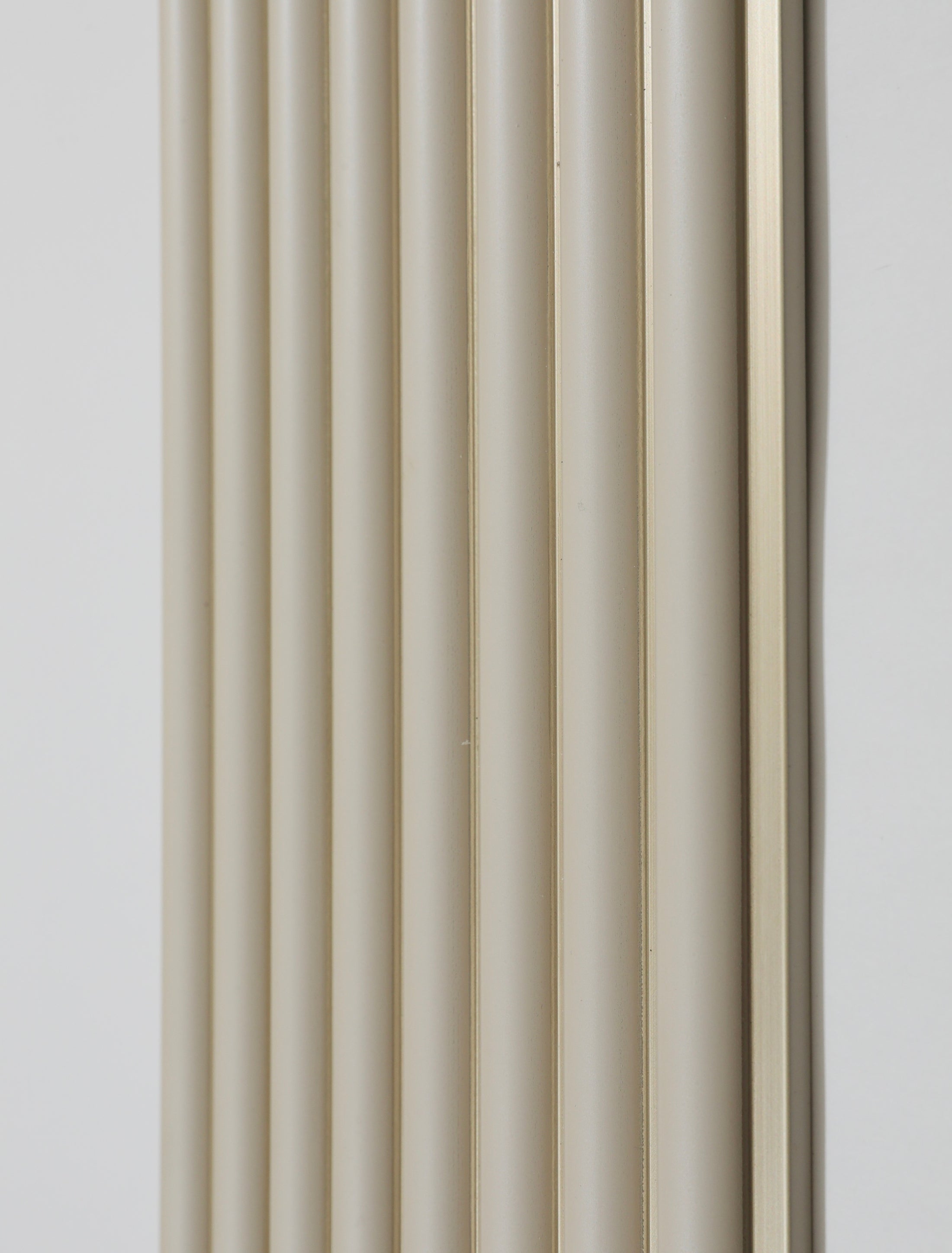 Ivory Silk Fluted Slat Wall Panel - Volga Panels™ (Moisture-proof)